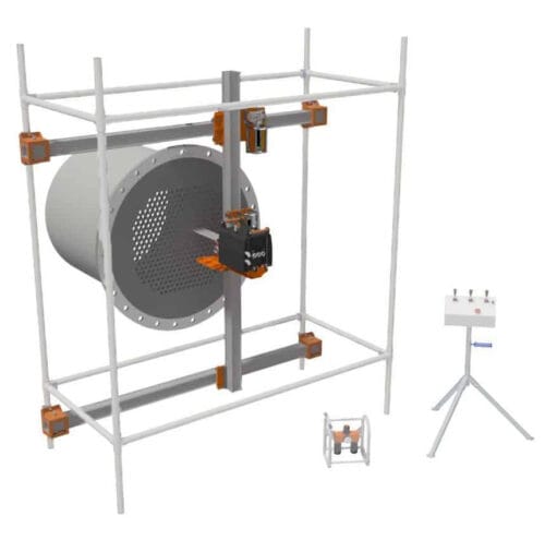 Scaffold Pipe Setup (for Flex Frame 3.0 (4" rails)) excl. Scaffolding ...