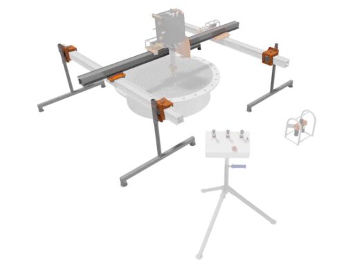 Vertical H-Frame Setup with Support Legs (for Flex Frame 3.0 (4" rails ...